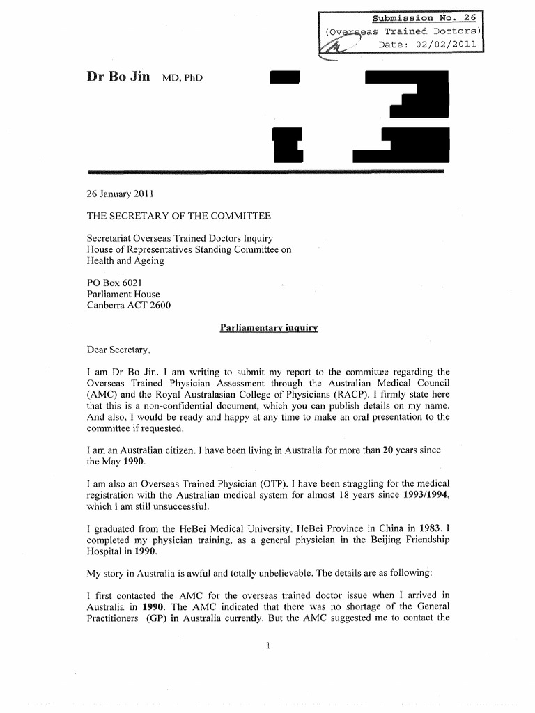 Https Aphref - Aph.gov - Au House Committee Haa Overseasdoctors Subs ...