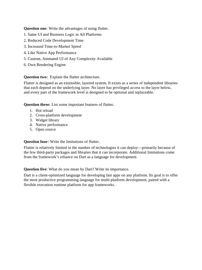 Flutter | PDF | Computers