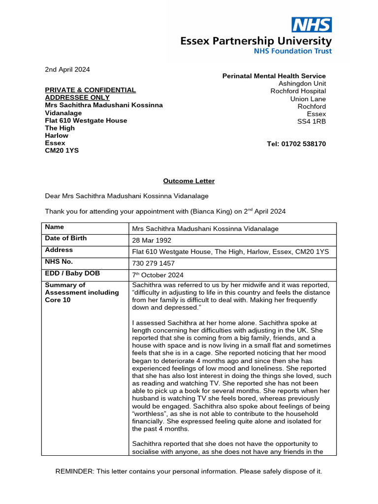 Outcome Letter 2 | PDF | Psychological Concepts | Social Psychology