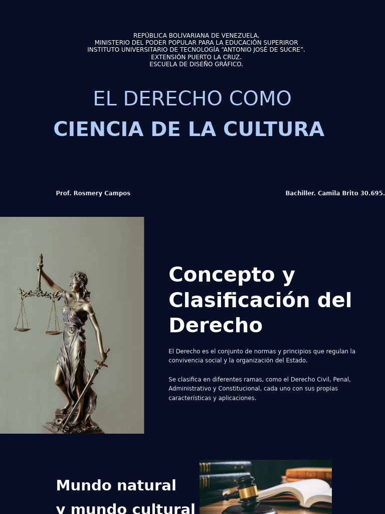 Clasificación del Derecho y Cultura | PDF | Science | Moralidad