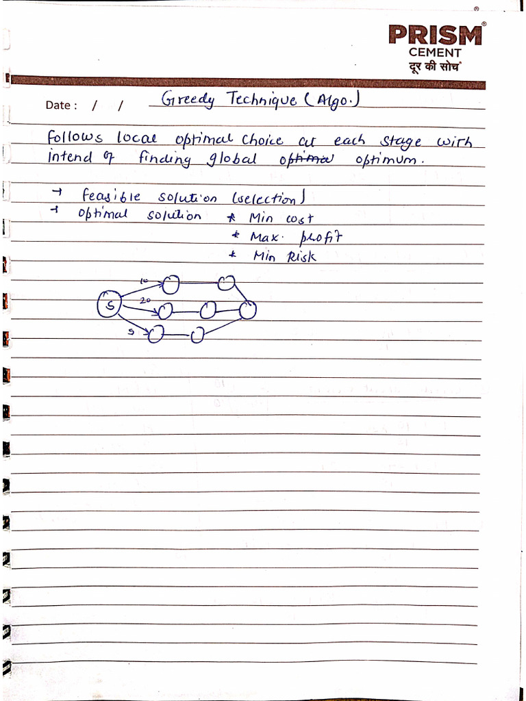 Daa Greedy Techniques | PDF