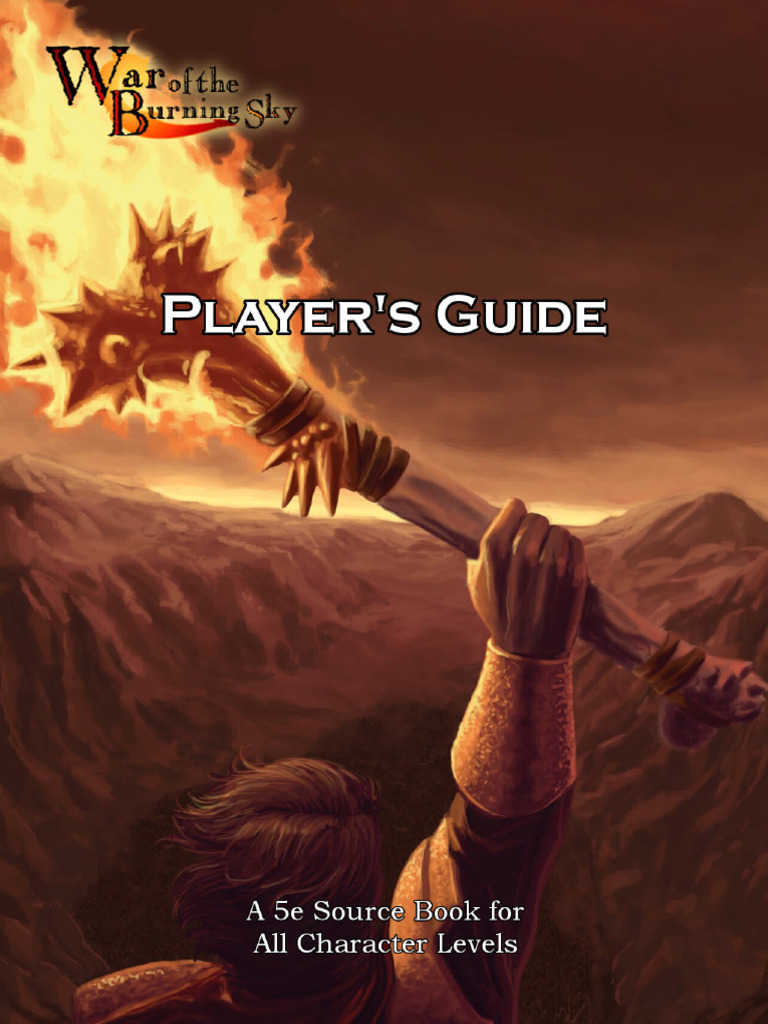 War of The Burning Sky 5E - Player's Guide | PDF | Magician (Fantasy ...