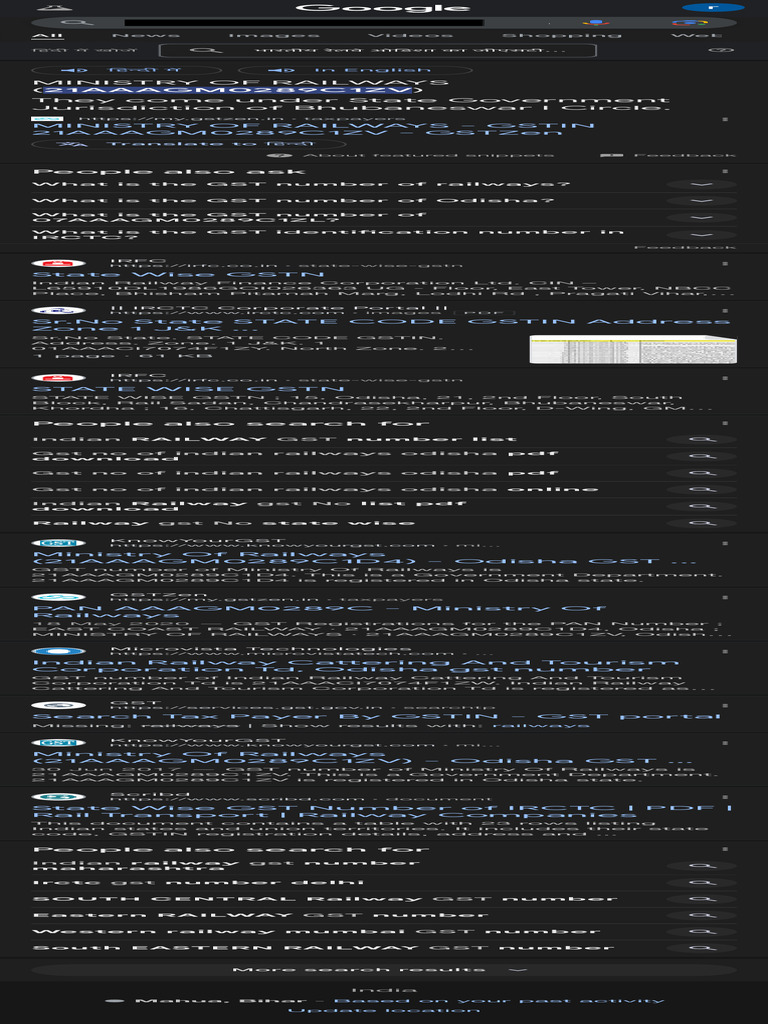 Odisha Railways GST Information | PDF | Railway Companies | Rail Transport