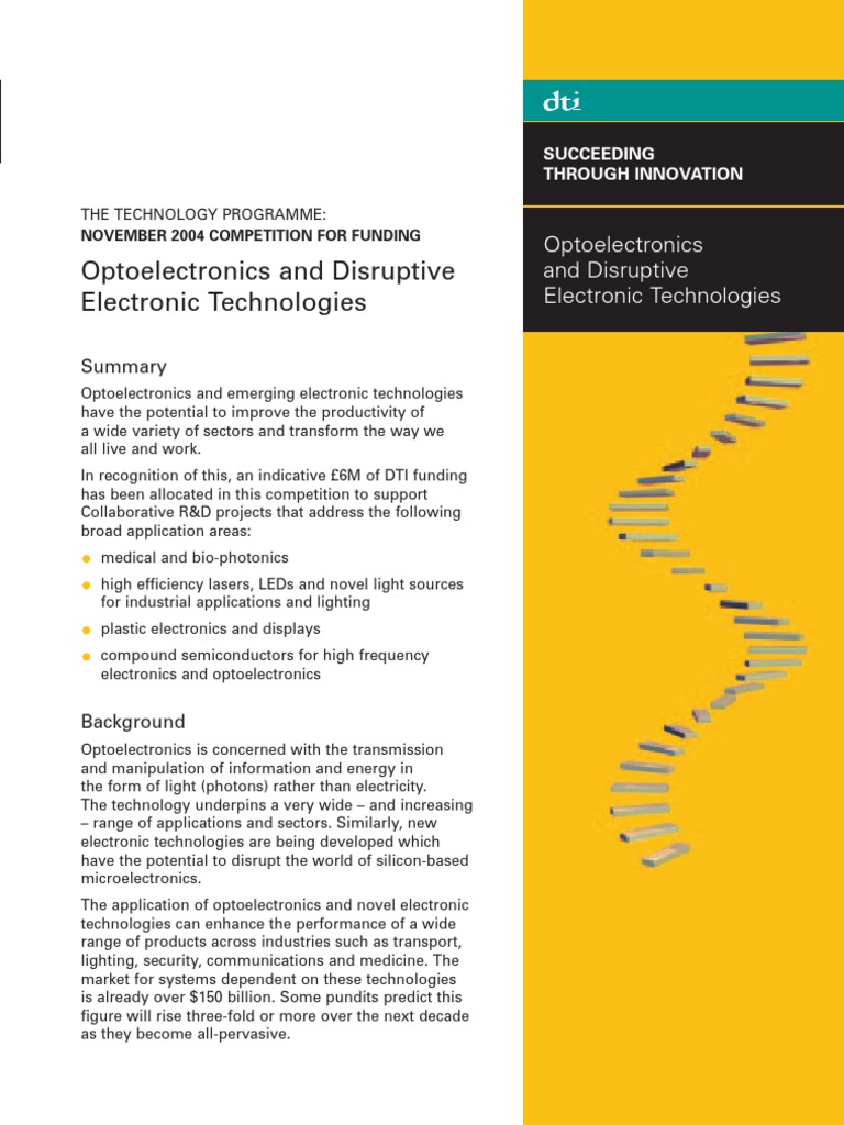 Optp Electronics Device | PDF | Photonics | Semiconductors