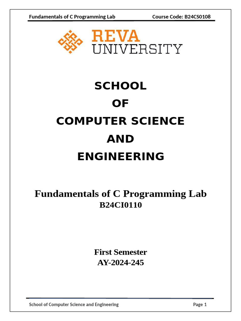 2024-Updated As Per Rules-C Programming Lab Manual | PDF | Programming | Computer Program