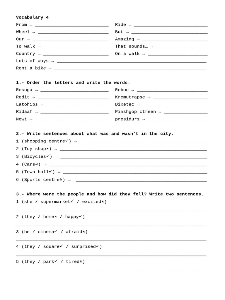 Vocabulary Kids Can 6 - Unit2 - 2 | PDF