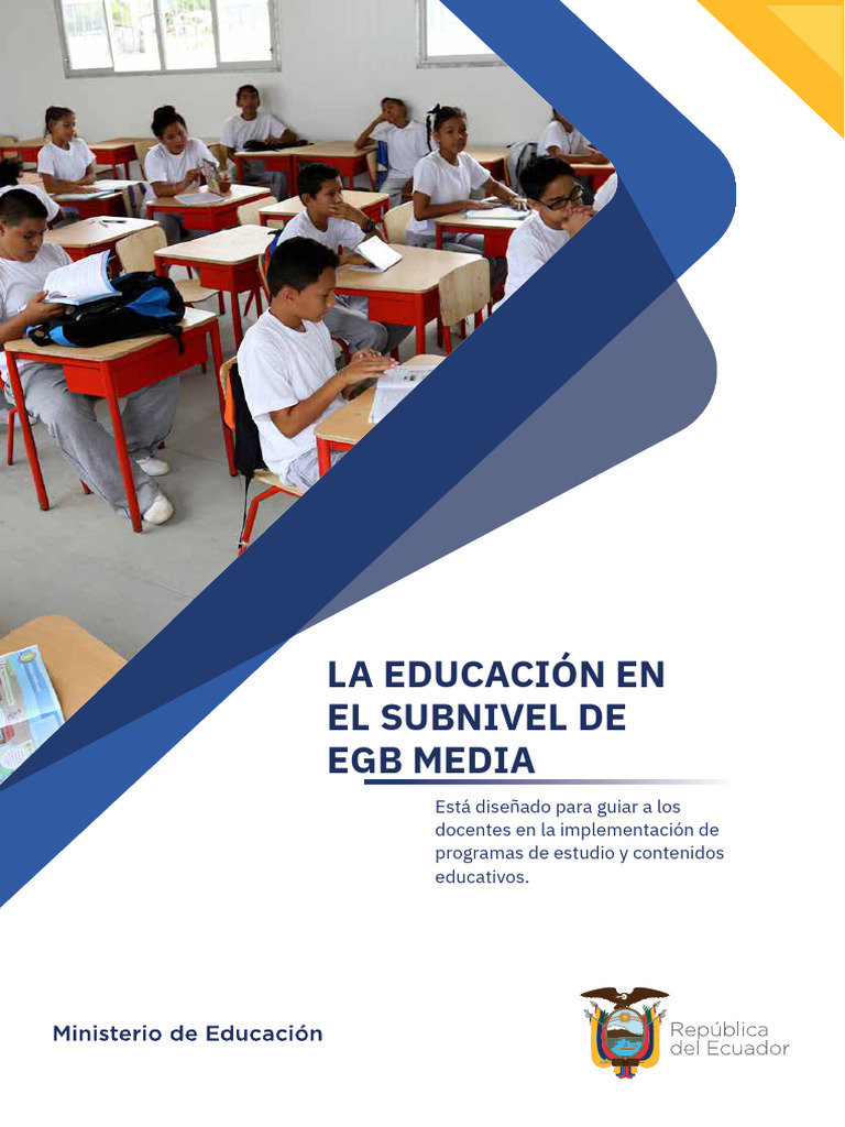 La Educacion en El Subnivel de Egb Media | PDF | Plan de estudios ...