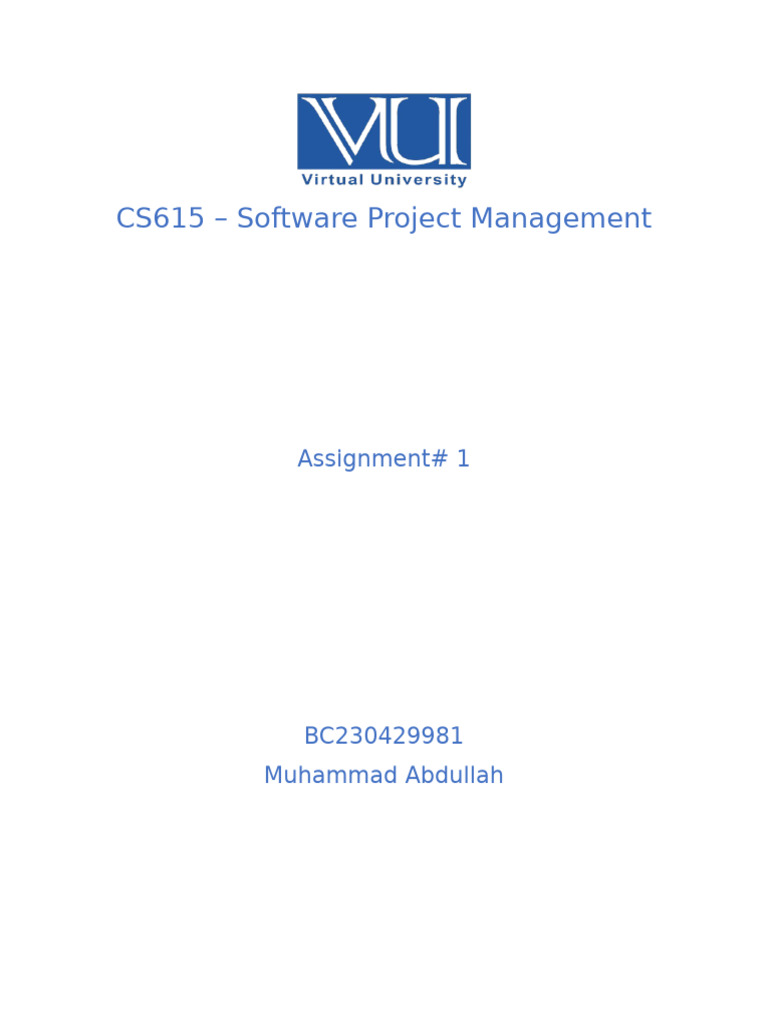 CS603P Assignment Solution | PDF | Technology & Engineering