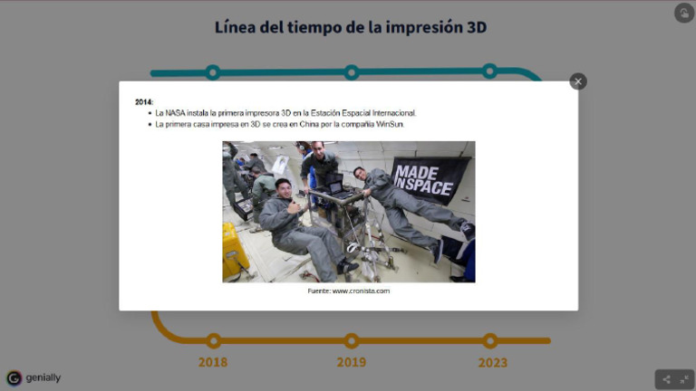 012 - Línea Del Tiempo Impresión 3D | PDF