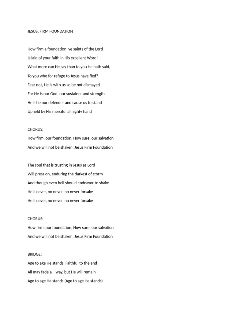 Firm Foundation | PDF | Language Arts & Discipline | Foreign Language ...