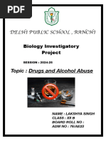 Biology Project: Drug Abuse | PDF | Substance Dependence | Substance Abuse