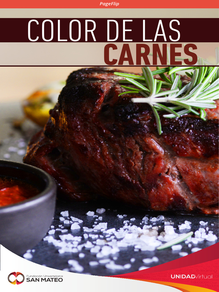 Color de La CARNE | PDF | Carne | Músculo