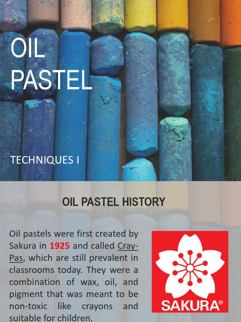 History and Types of Oil Pastels | PDF
