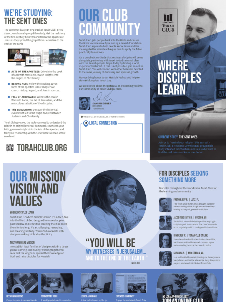 TSO Trifold Brochure - DIGITAL | PDF | Jesus | Disciple (Christianity)
