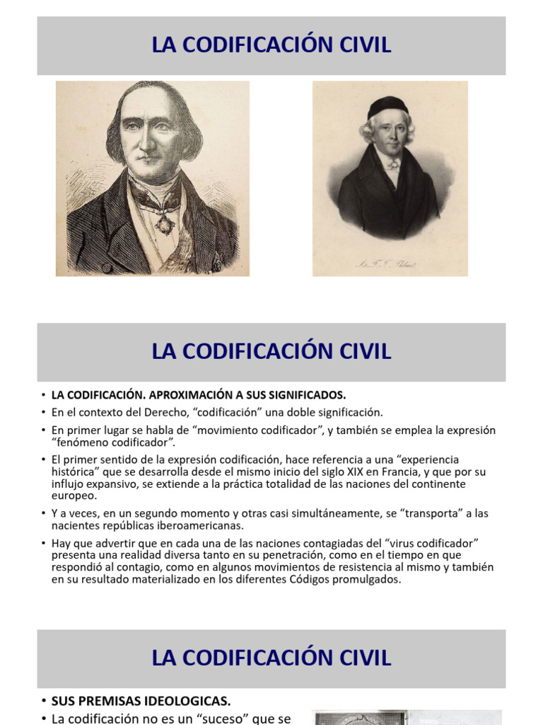 16 - La Codificacion Civil | PDF | La Ley natural | Codificación (ley)