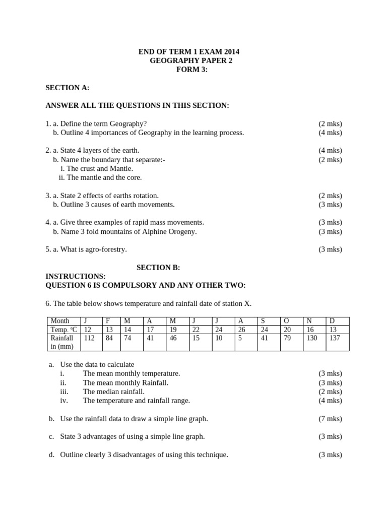 f3 Geography p2 | PDF | Mining | Grassland