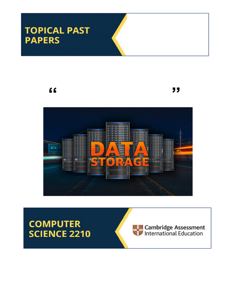 Data Storage | PDF | Computer Data Storage | Solid State Drive Data Storage | PDF | Computer Data Storage | Solid State Drive
