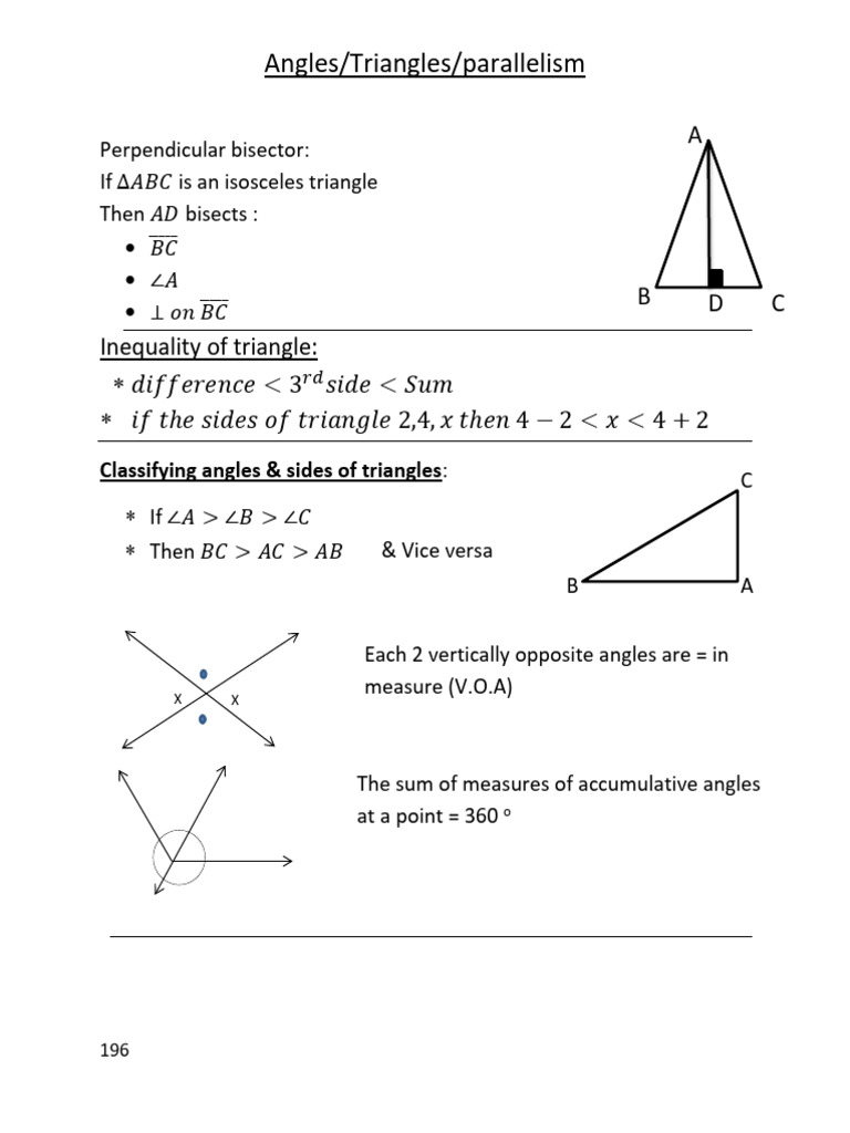 angles-booklet-1 | PDF | Triangle | Polytopes