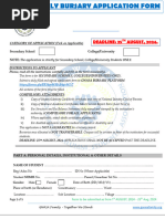 Declaration Form (Non-SASSA Applicants) - 2024 | PDF | Signature ...