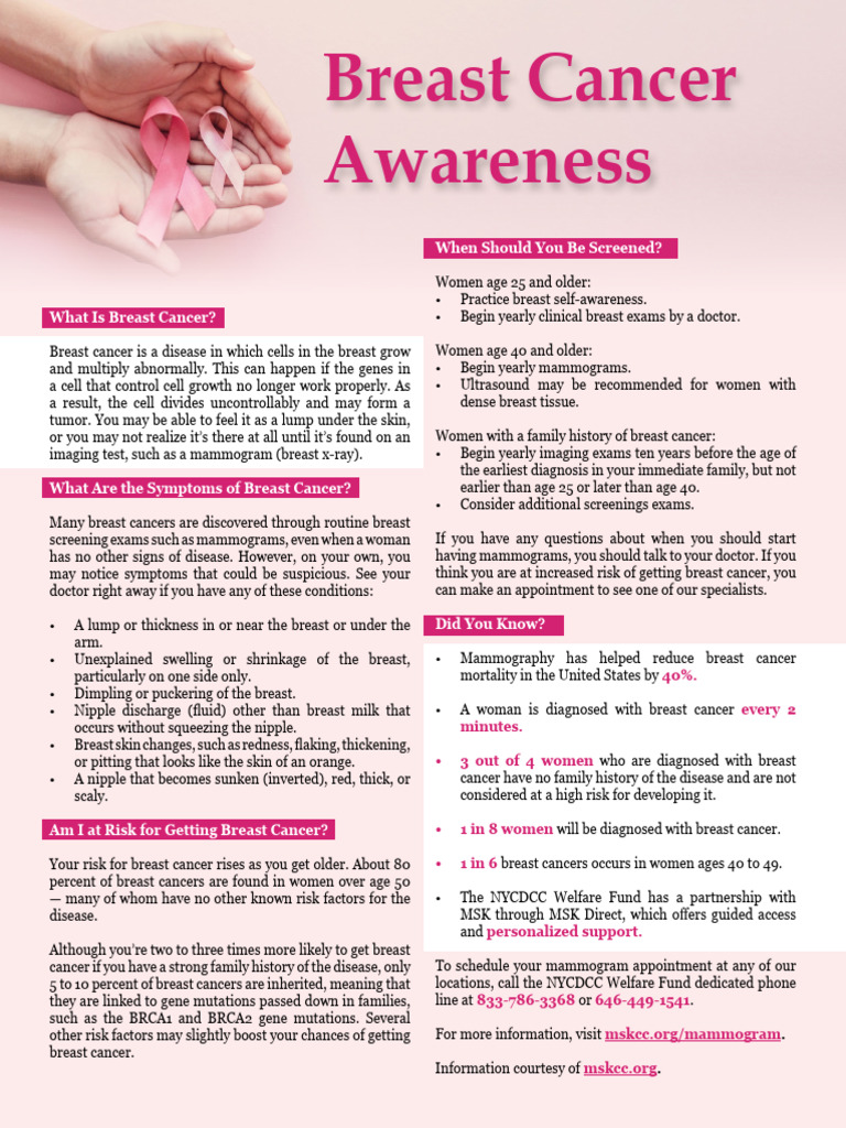 Breast Cancer Screening Guidelines | PDF | Breast Cancer | Mammography