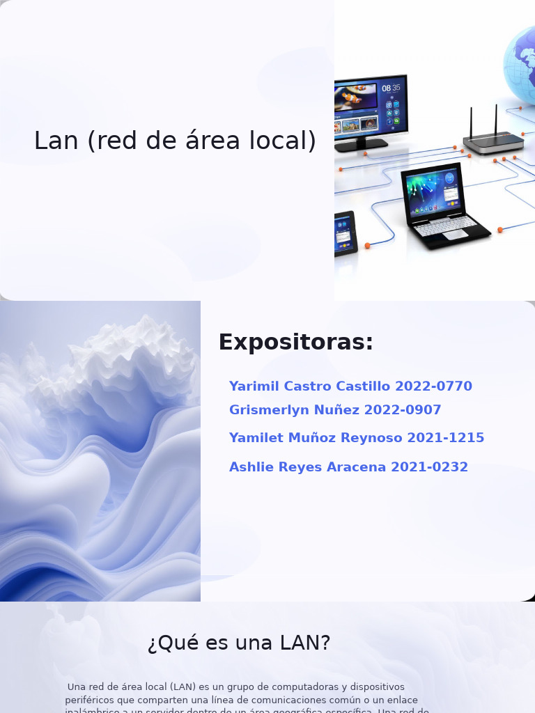 Qué es una red de área local (LAN) | PDF | Red de computadoras | Red de ...