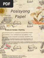 1 PPT Posisyong Papel | PDF