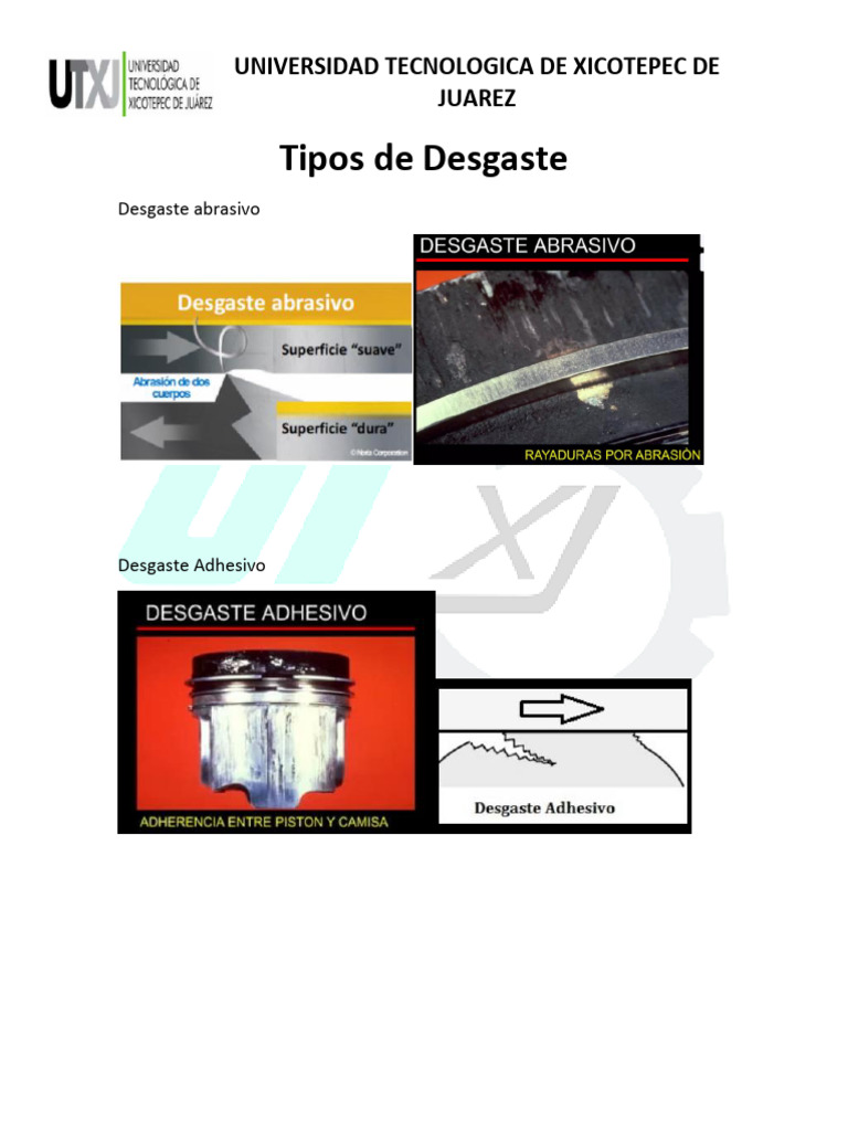 Tipos de Desgaste y Cavitación | PDF