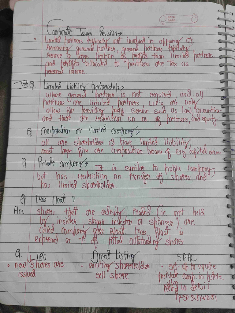 Cfa Level 1 Handwriting Notes 1717487808 | PDF