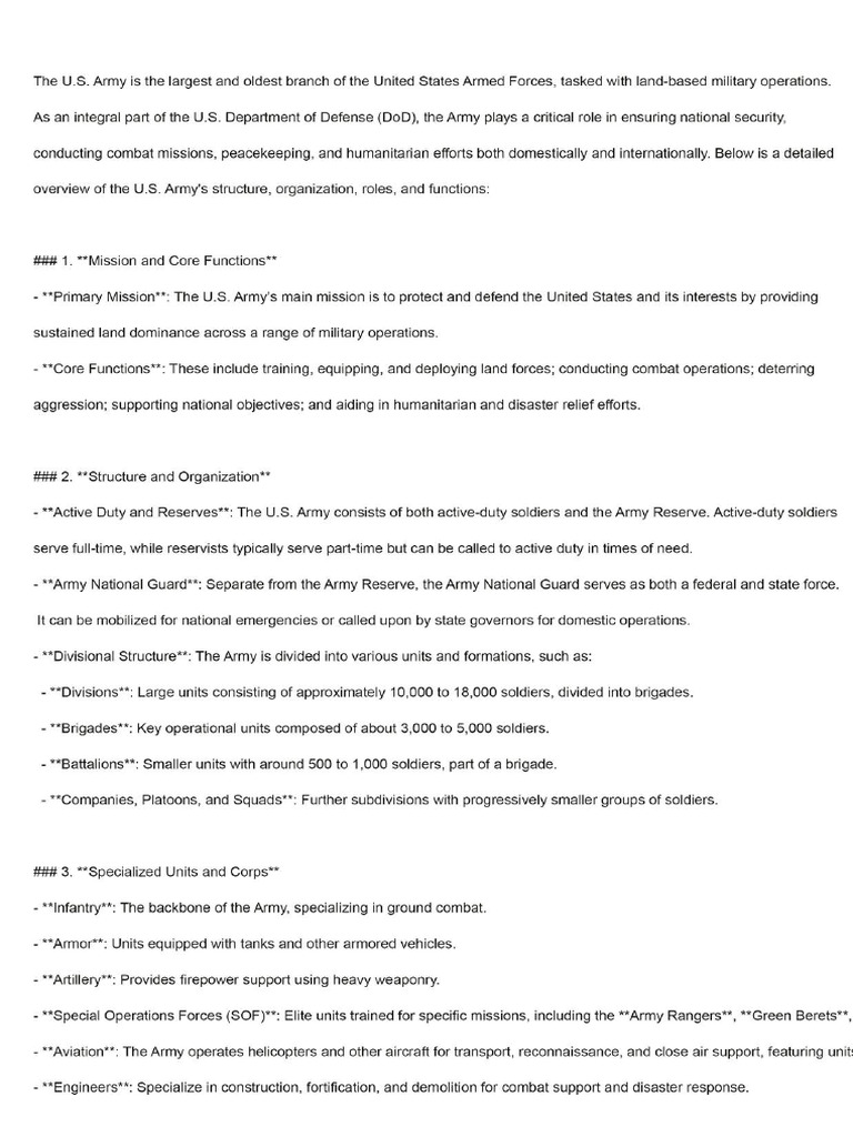 US Army Information | PDF