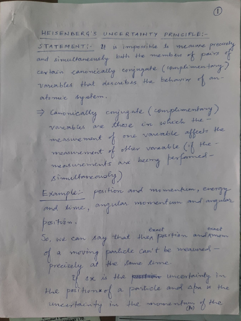 Heisenberg's Uncertainty Principle | PDF