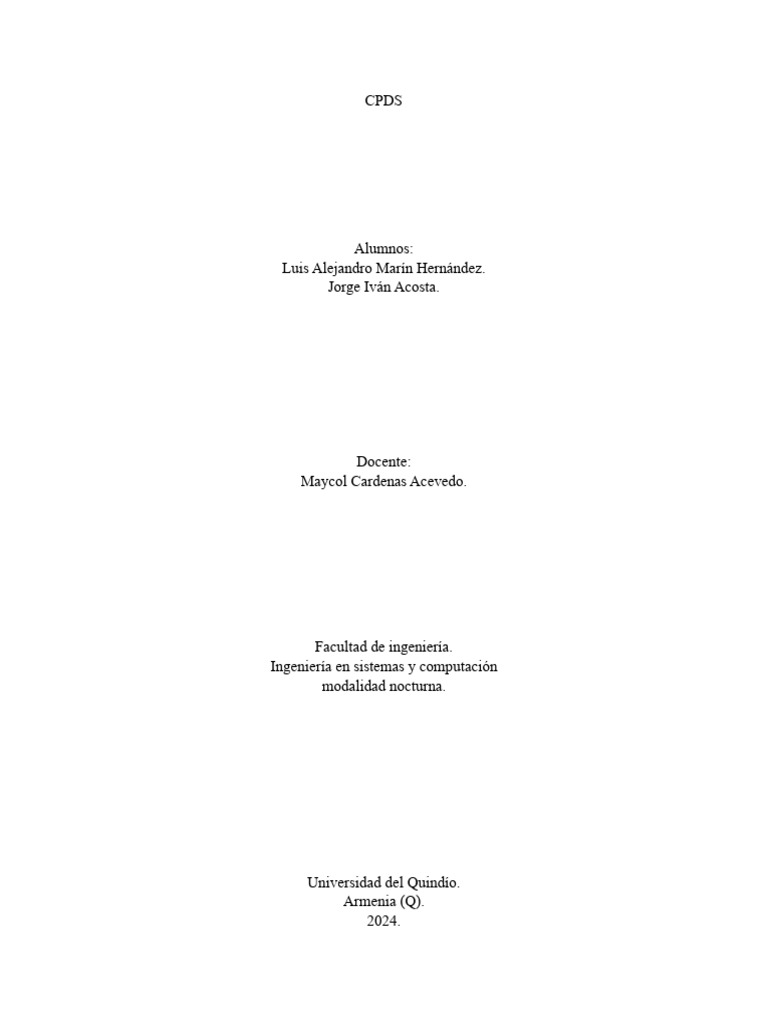 CPDS | PDF | Servidor (Computación) | Hardware de la computadora