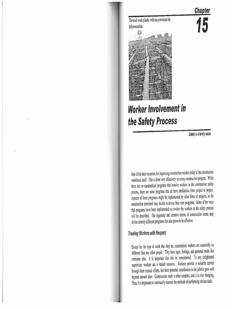 Hinze Ch15 Worker Involvement | PDF