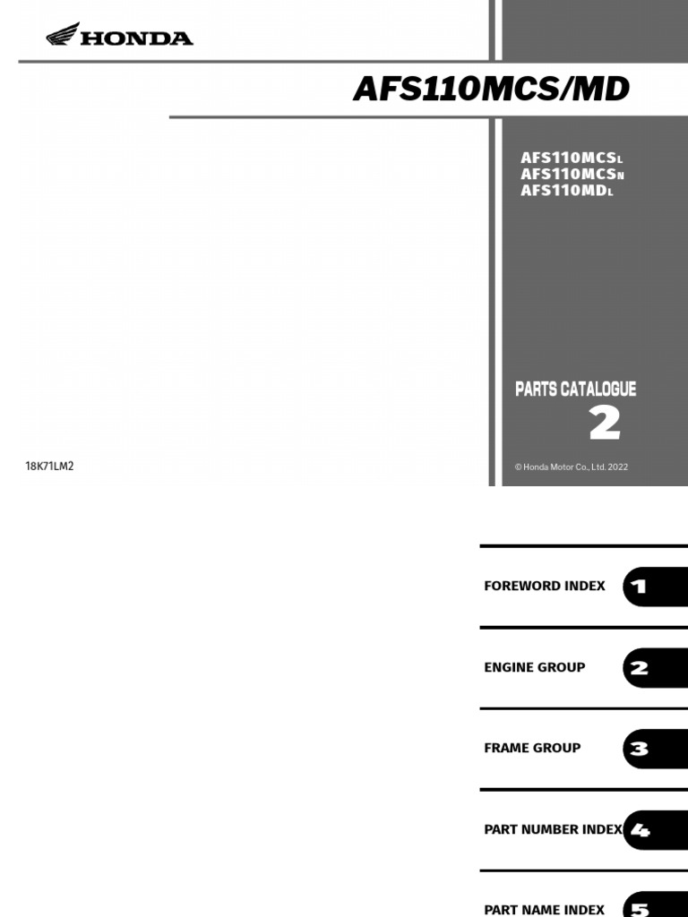 Wave Alpha Parts Catalogue 18K71LM2 | PDF | Bracket | Motor Vehicle