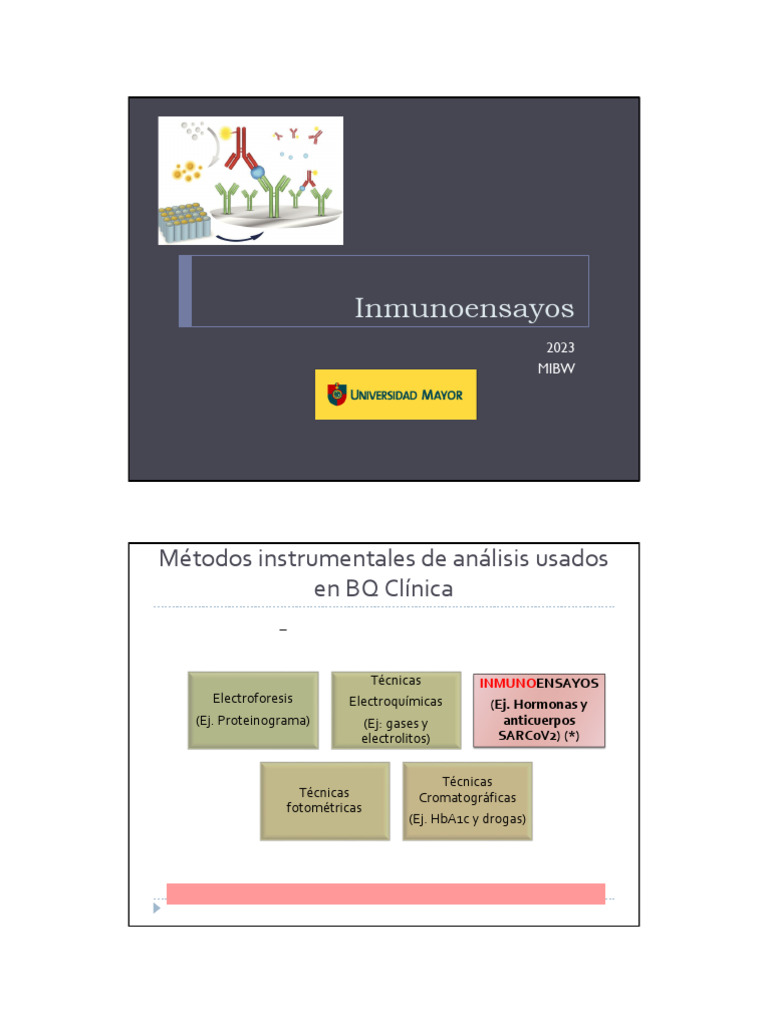 Inmunoensayos: Métodos y Aplicaciones | PDF | Anticuerpo | Anticuerpo ...