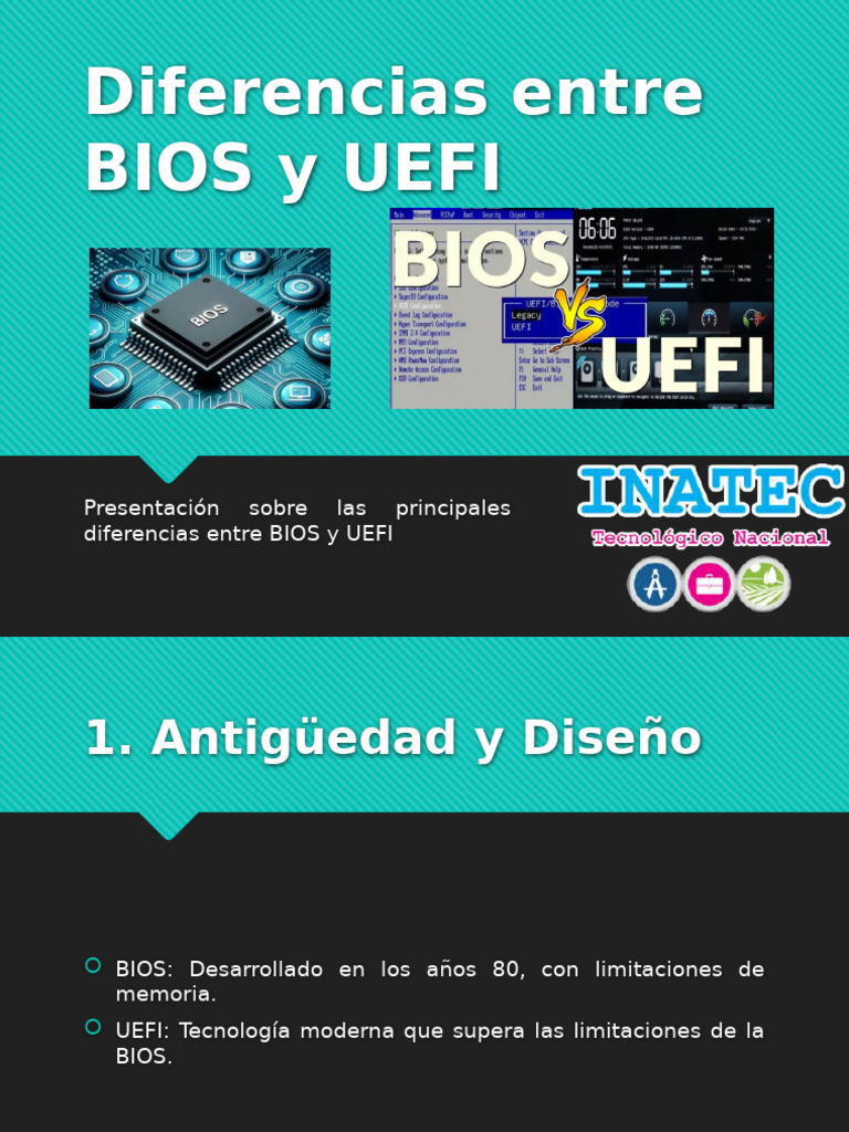 Diferencias Bios Uefi Correccion | PDF