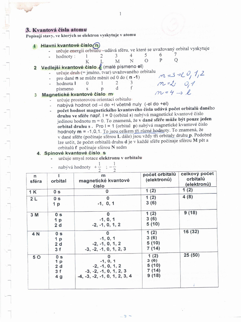 Chemie - Maturitni Otazka 3 | PDF