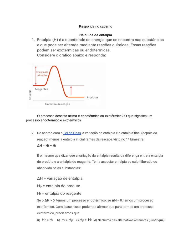 Atividade I 2º Bimestre | PDF | Ciências e Matemática