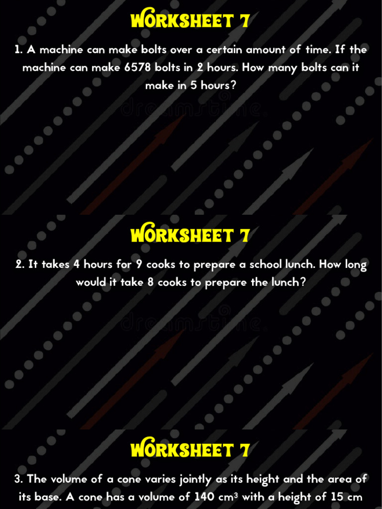 Math Problem Solving Worksheet 7 | PDF