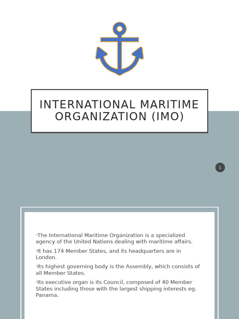 PP1- IMO | PDF | Risk | Treaty