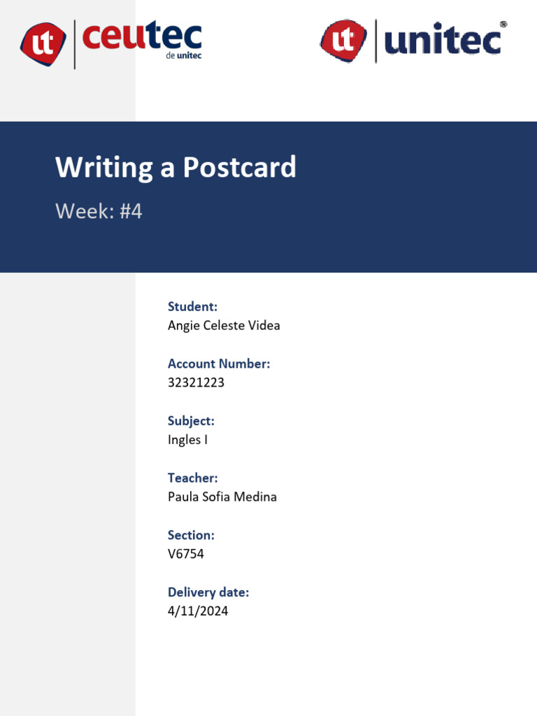 Videa - Celeste - Postcard | PDF