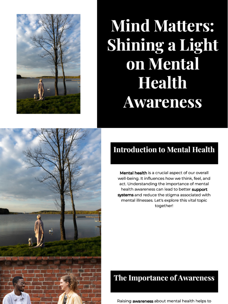 Slidesgo Mind Matters Shining A Light On Mental Health Awareness ...