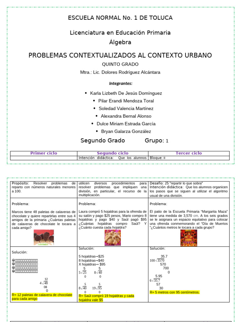 Problemario | PDF