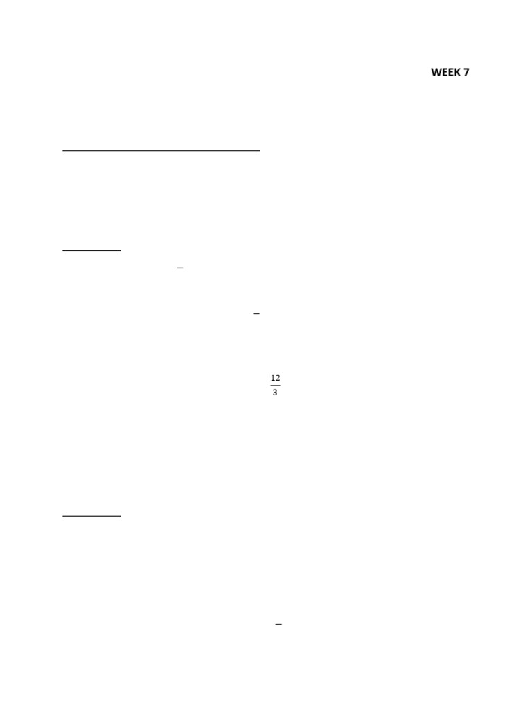 Math-WEEK 7 Solving Algebraic Equations Note | PDF | Equations | Abstract Algebra