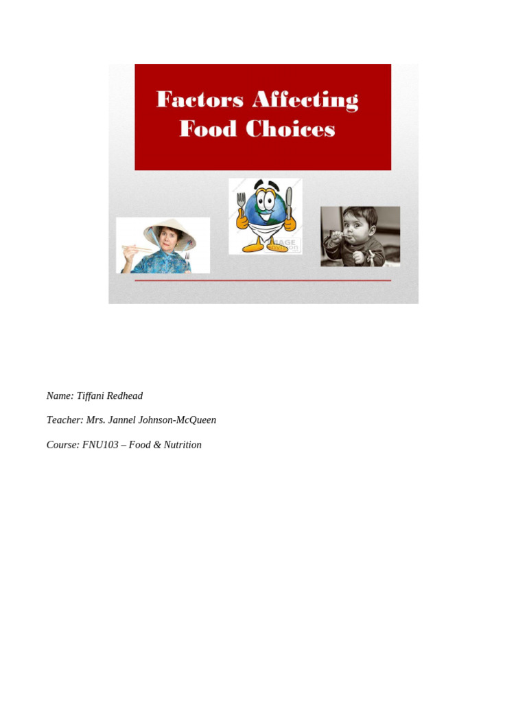 Food and Nutrition Essay 1 | PDF | Meat | Vegetarianism