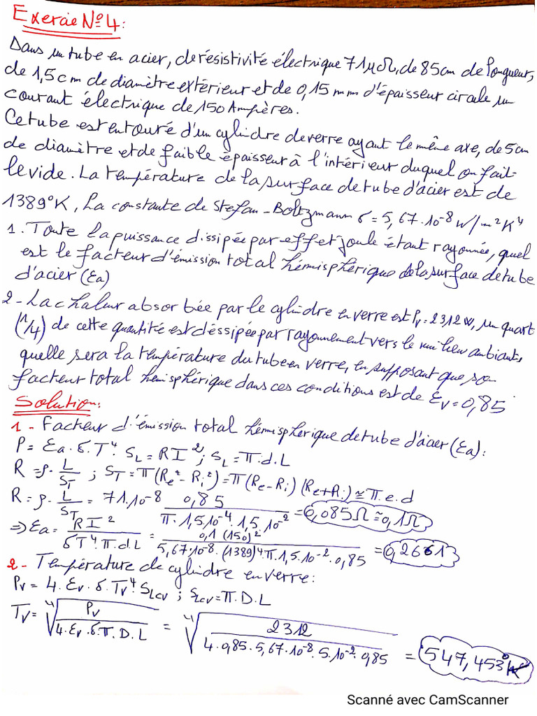 Rayonnement Exo4 | PDF