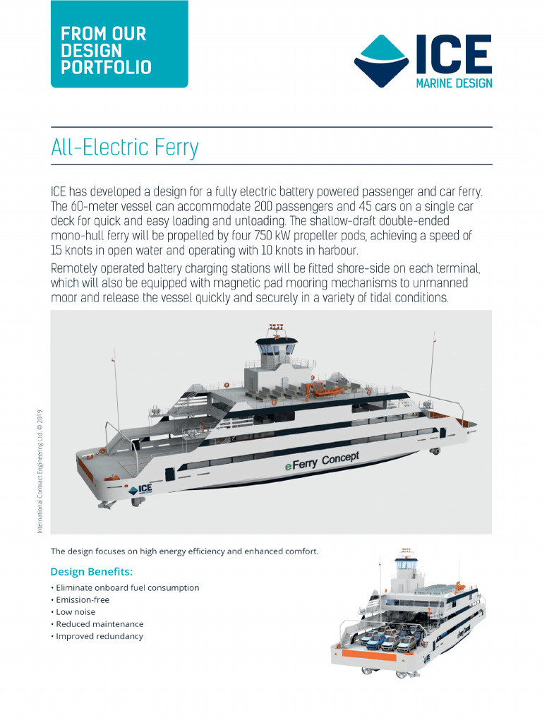 Double Ended All-Electric Ferry | PDF