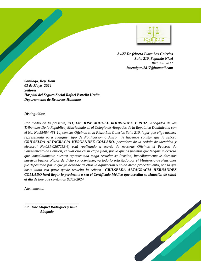 CARTA DGII Pikinina | PDF