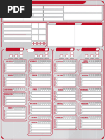Lancer RPG Character Sheet Template | PDF