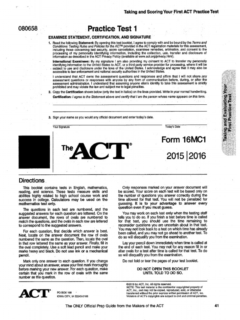Act 16MC1 | PDF