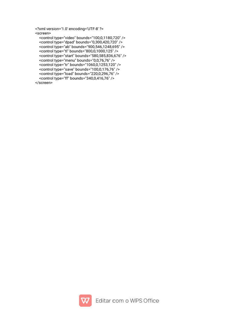 Video Game Control Layout XML | PDF | Business | Computers